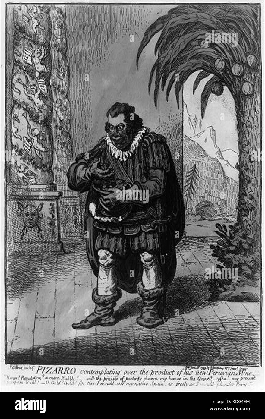 Spanish gold peru Black and White Stock Photos & Images - Alamy