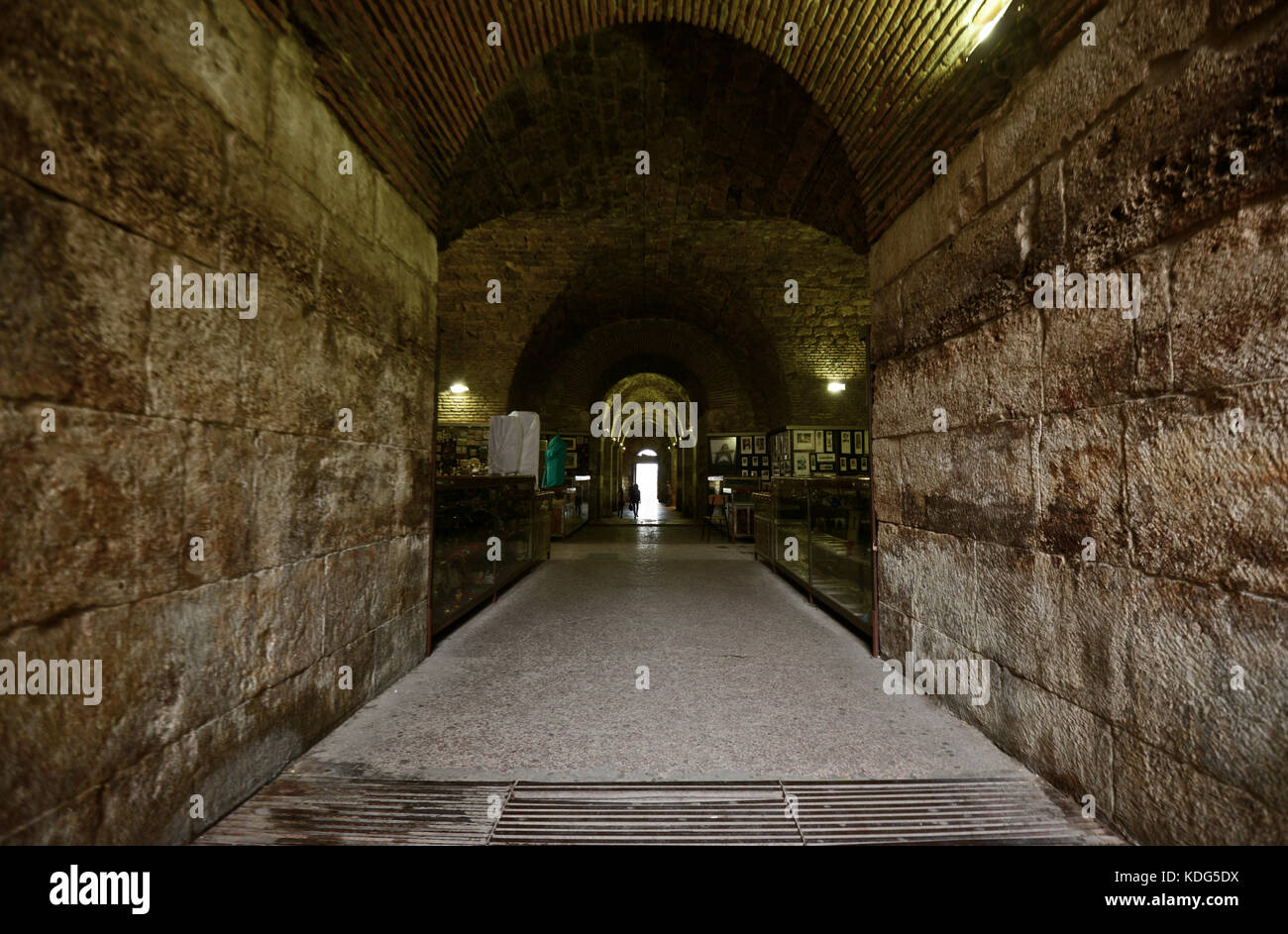 Split Old Town. Underground of Diocletian Palace, Croatia Stock Photo ...