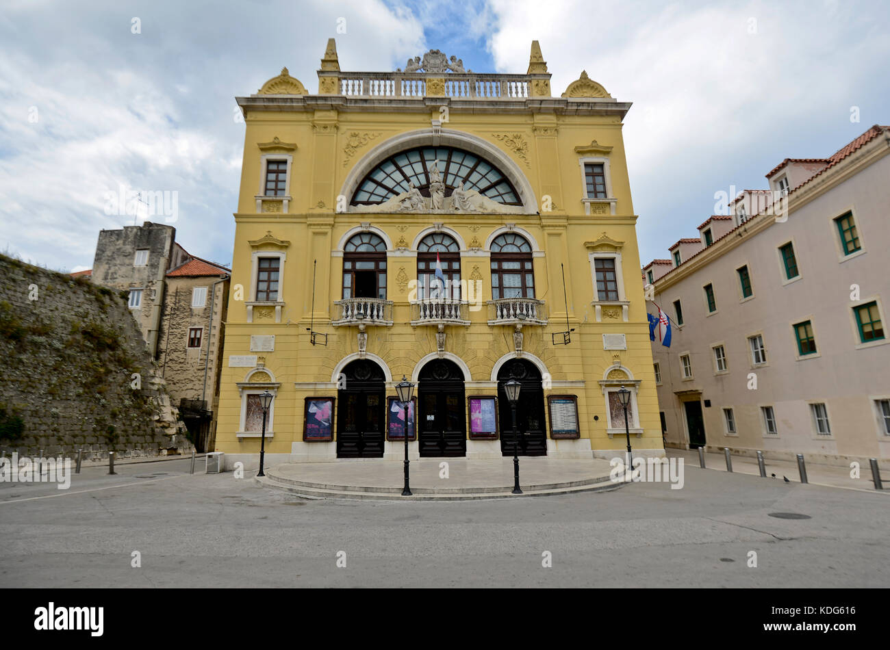 Croatian National Theatre in Split, Croatia Stock Photo - Alamy