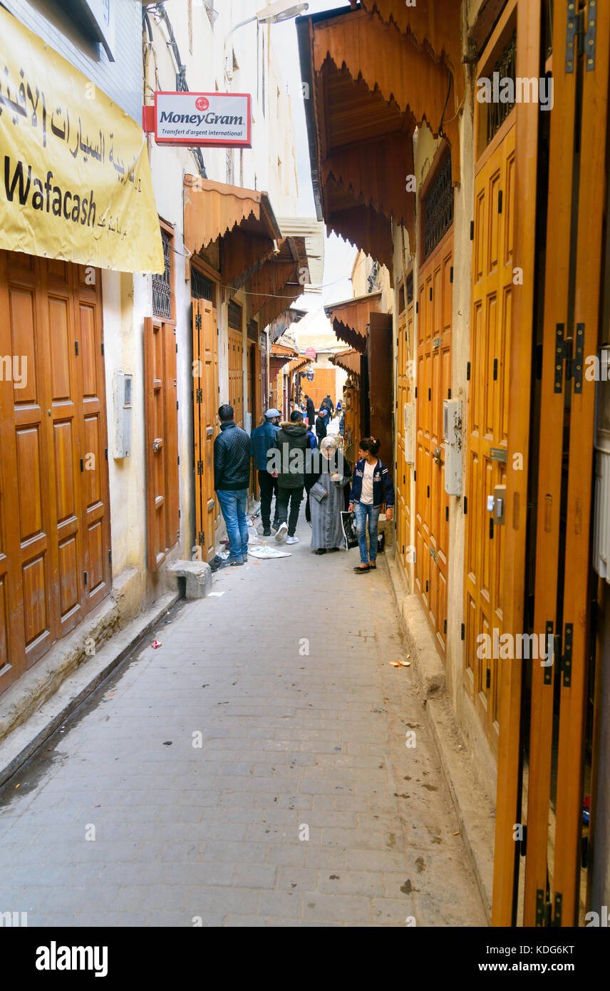 Fez old city street life hi-res stock photography and images - Alamy