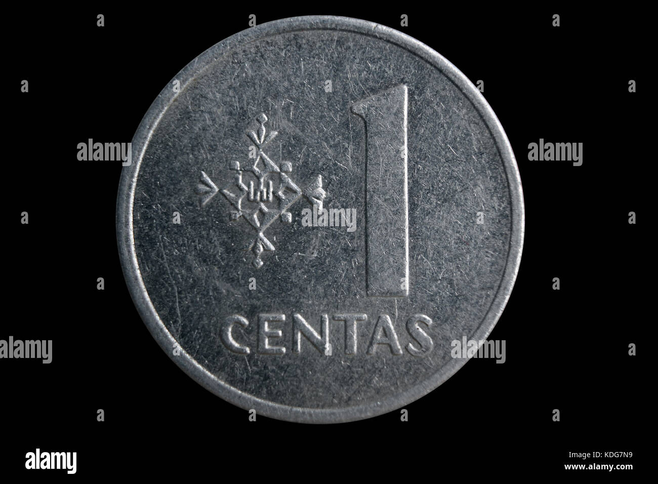 1 Litas coin, Lithuania, 1991 Stock Photo - Alamy