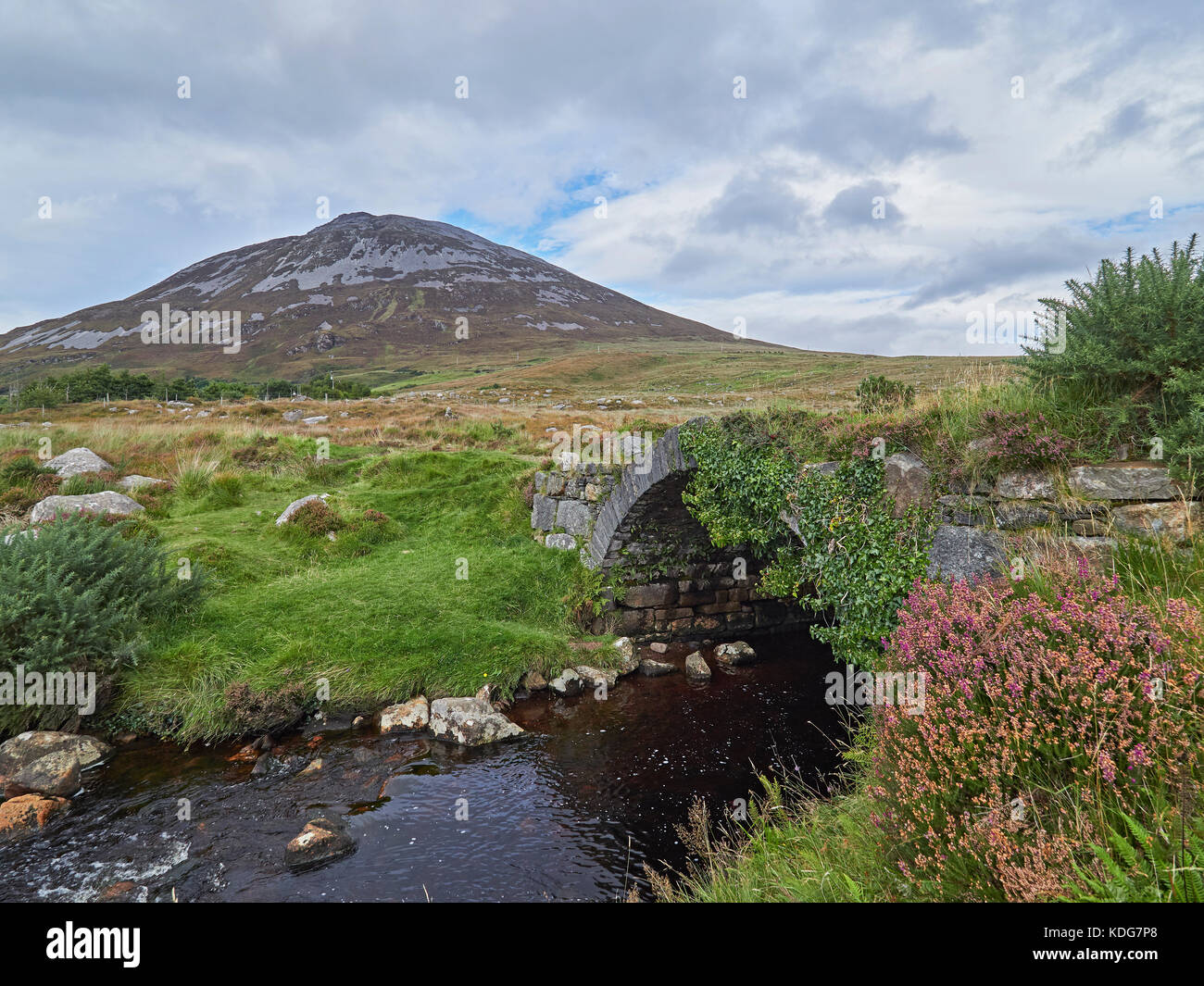 Poisened Glen looking towards Mount Errigal Letterkenny County Donegal ...