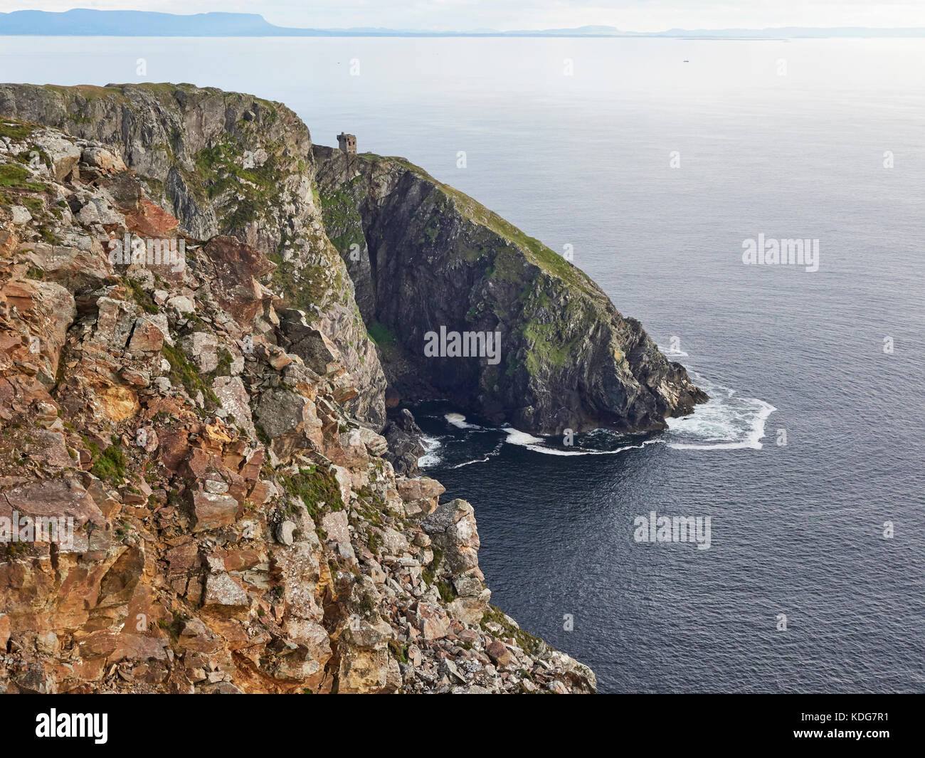 Carrigan Head part of Slieve League cliffs the highest sea cliffs in ...