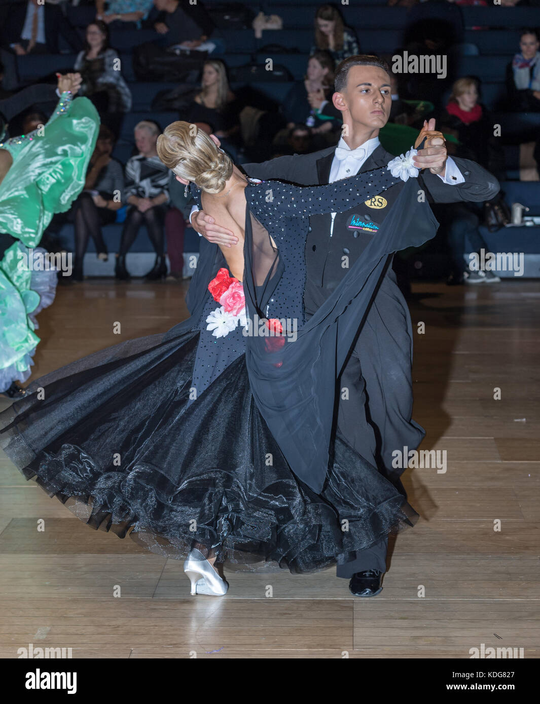 Ballroom dancers at the International Ballroom Championships at the ...