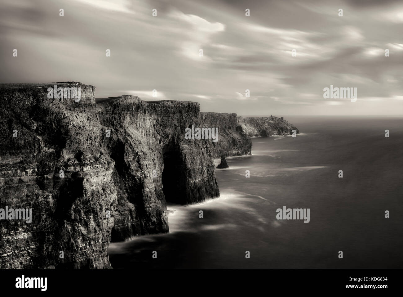 View of Cliffs of Mohr, Ireland Stock Photo - Alamy