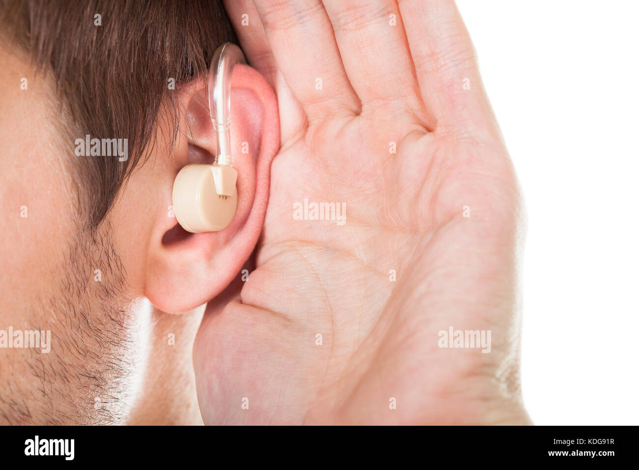 Hearing aids ear hi-res stock photography and images - Alamy