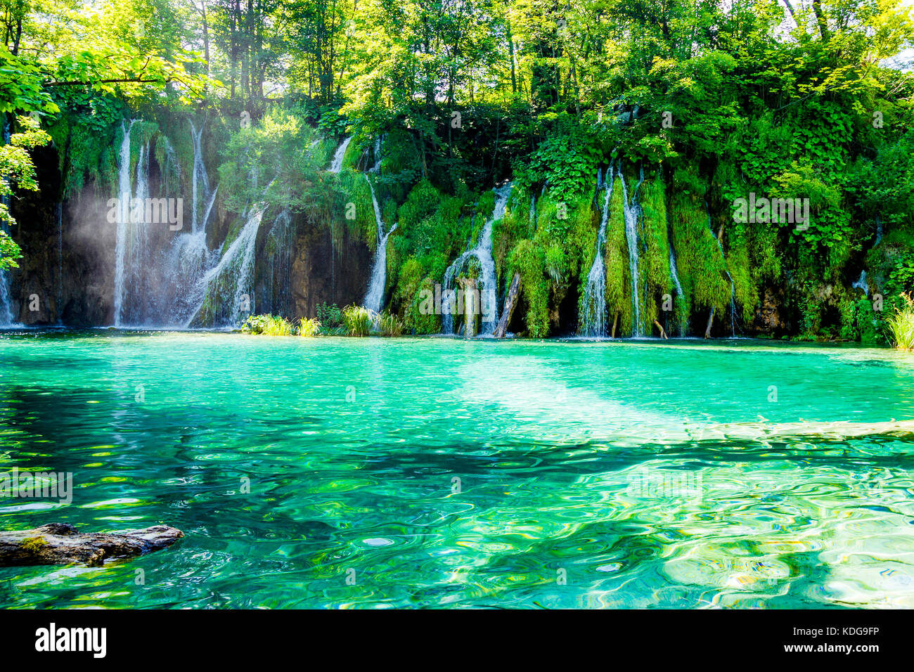 Idyllic place in the National Park in Croatia Stock Photo - Alamy