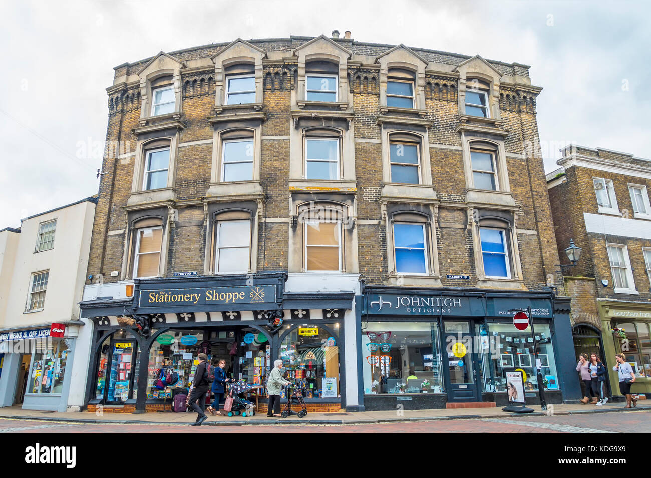 Faversham Town Centre,Junction,of,Preston Street,and,Market Street ...