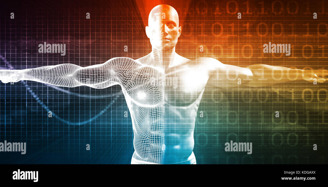 Science Technology Background as a Digital Binary Concept Stock Photo ...