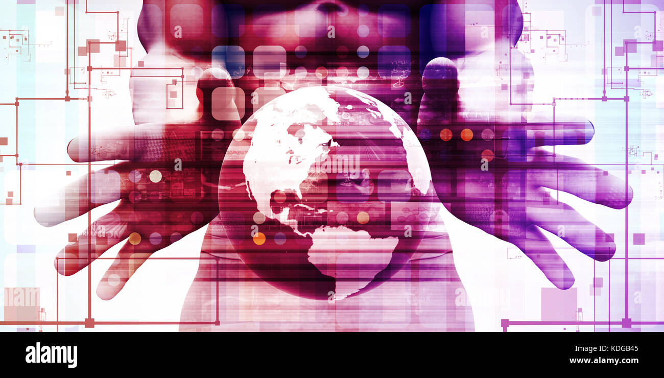 Entertainment Technology and Special Effects Game Design Art Stock ...