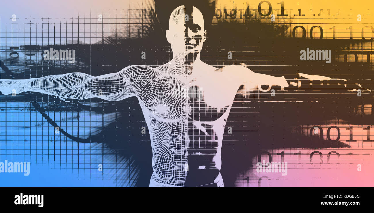 Science Technology Data as a Abstract Art Stock Photo - Alamy