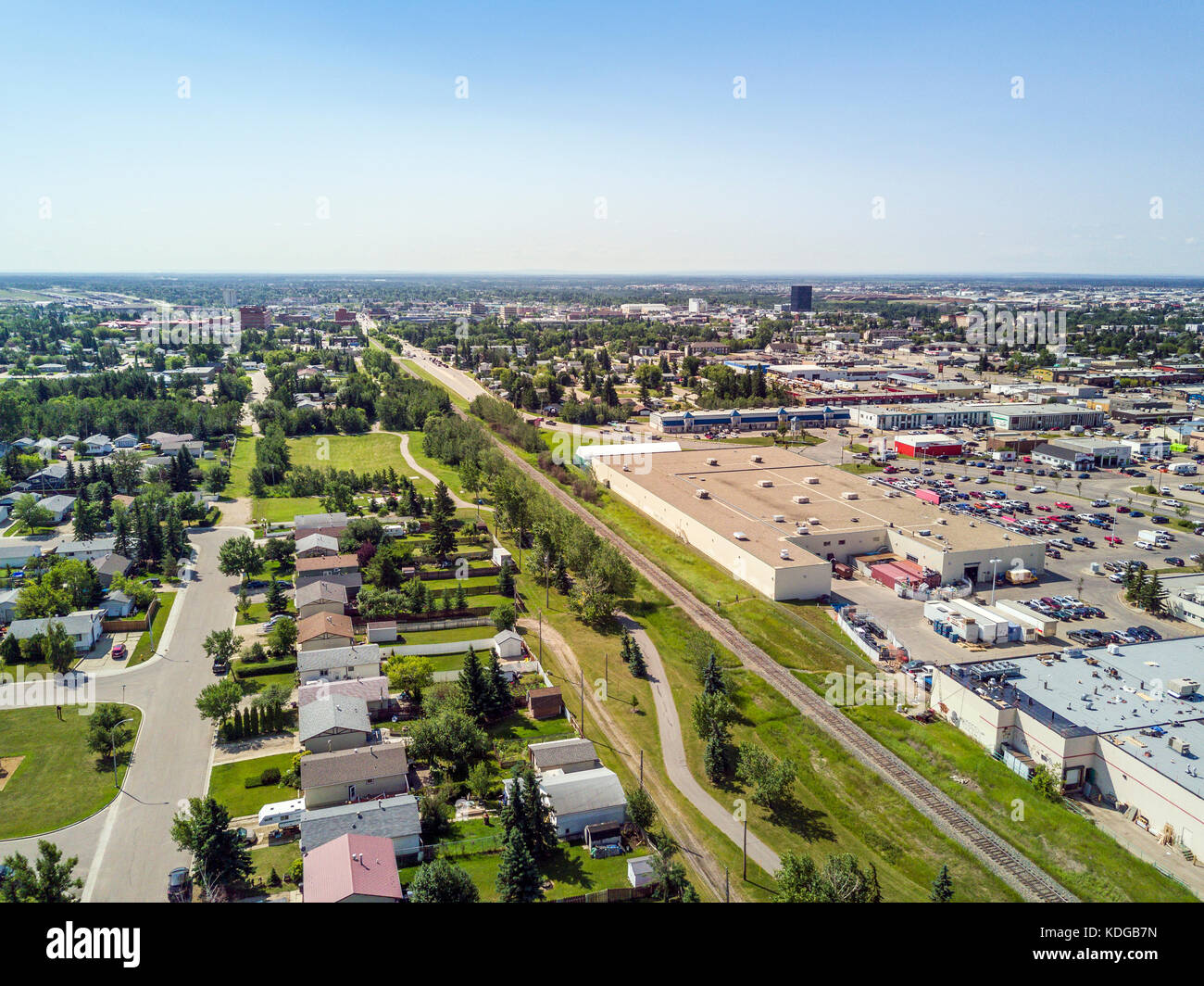 Aerial view canadian prairie hi-res stock photography and images - Alamy