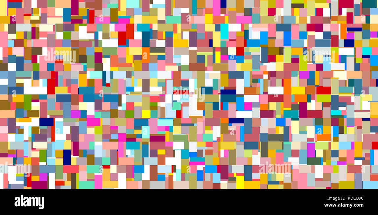 Pixel Art as a Mosaic Abstract Background Stock Photo - Alamy