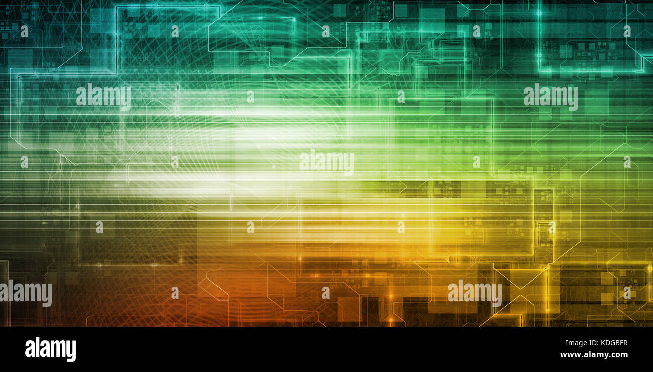 Science Technology Worldwide Research and Development Art Stock Photo ...