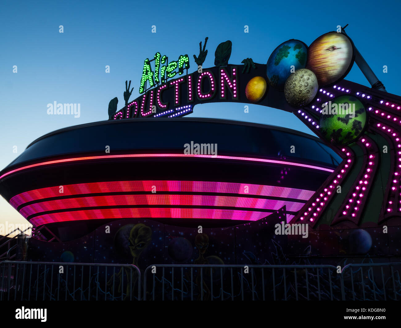 Fall Fair Amusement Park Stock Photo - Alamy