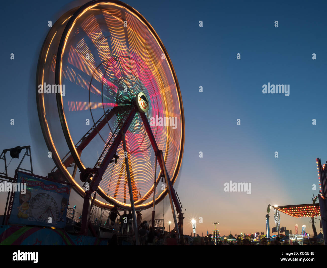 Fall Fair Amusement Park Stock Photo - Alamy