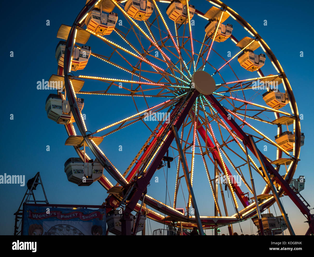 Fall Fair Amusement Park Stock Photo - Alamy