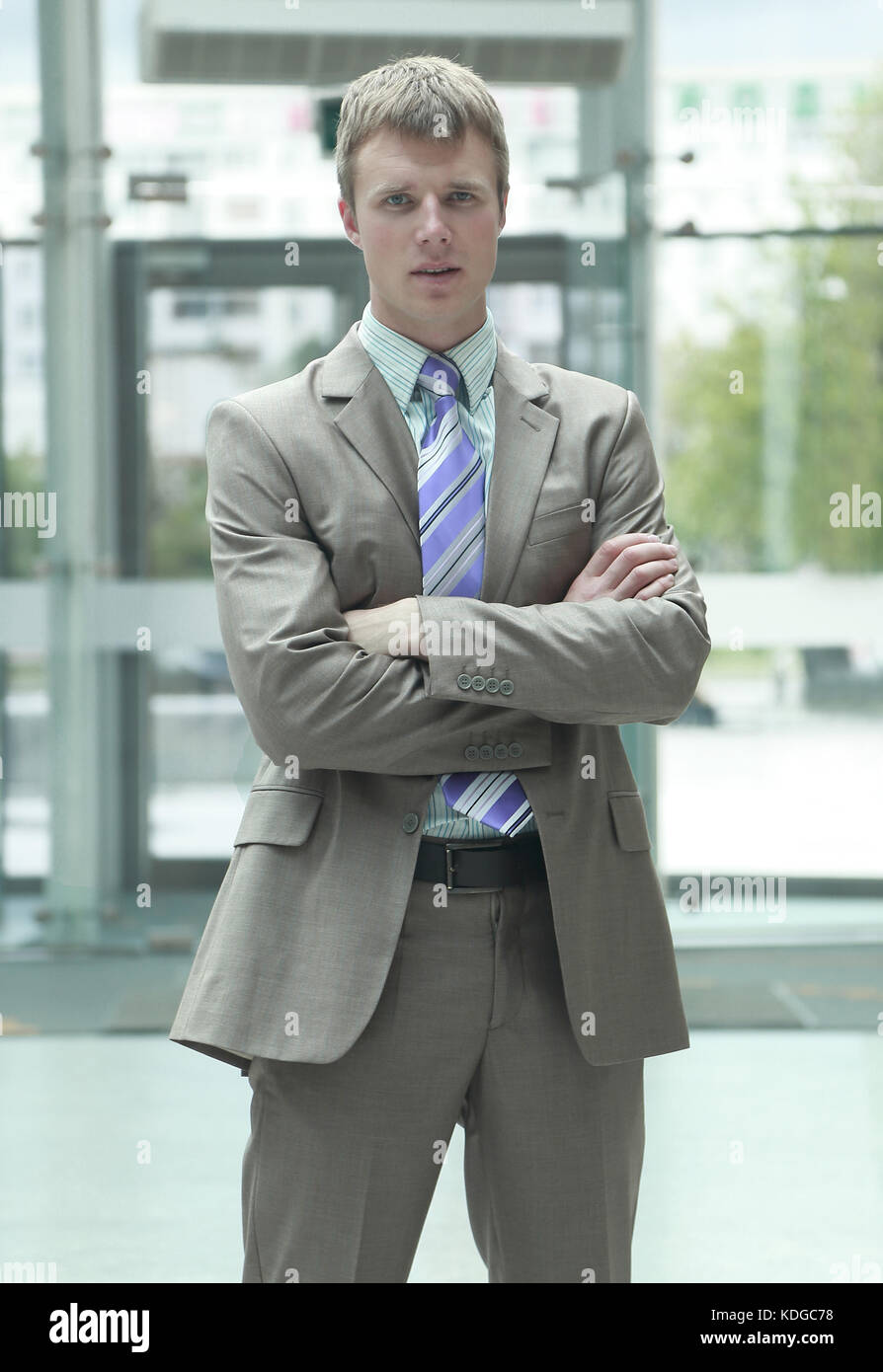 Portrait of a business man at the office Stock Photo - Alamy