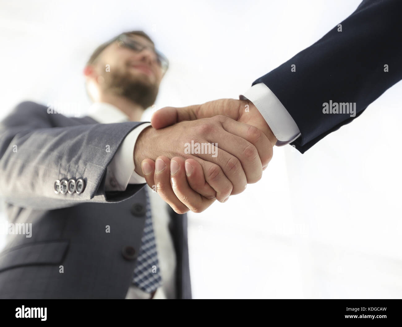 Effective negotiation with client. Business concept photo Stock Photo ...