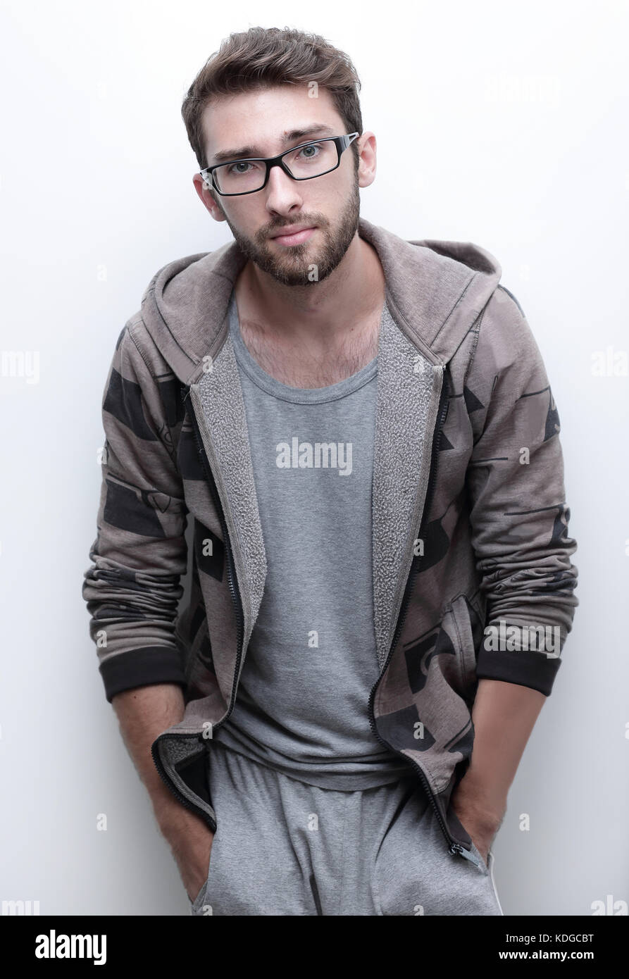 success man on white background Stock Photo - Alamy