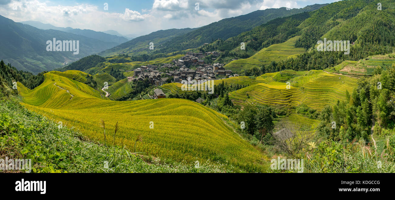 Pingan terraces hi-res stock photography and images - Alamy
