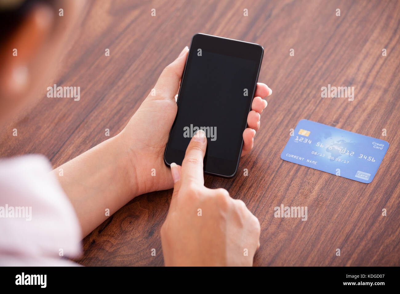 Credit card payment over the phone hi-res stock photography and images ...