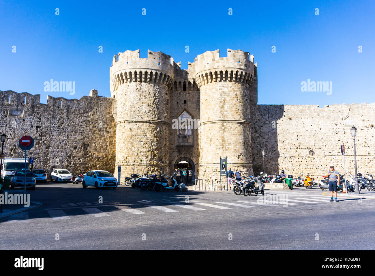 Scenes from Rhodes Greece Stock Photo - Alamy