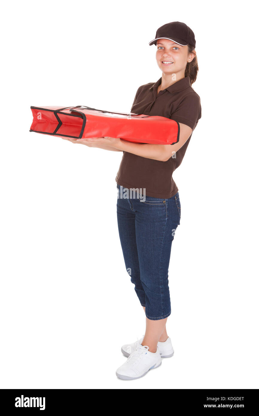 Pizza Delivery Woman