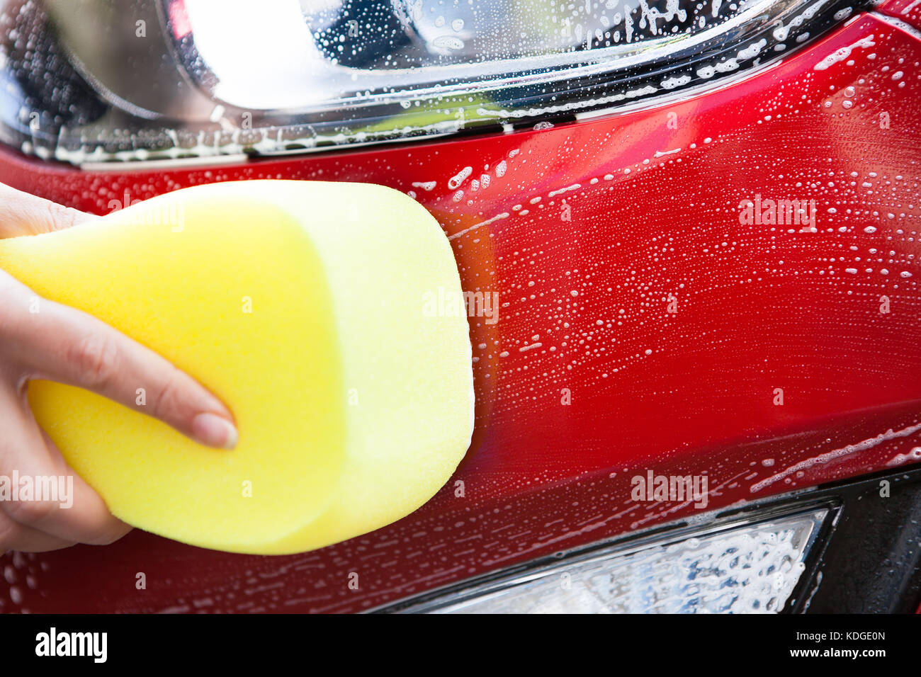 Red car yellow car hi-res stock photography and images - Alamy