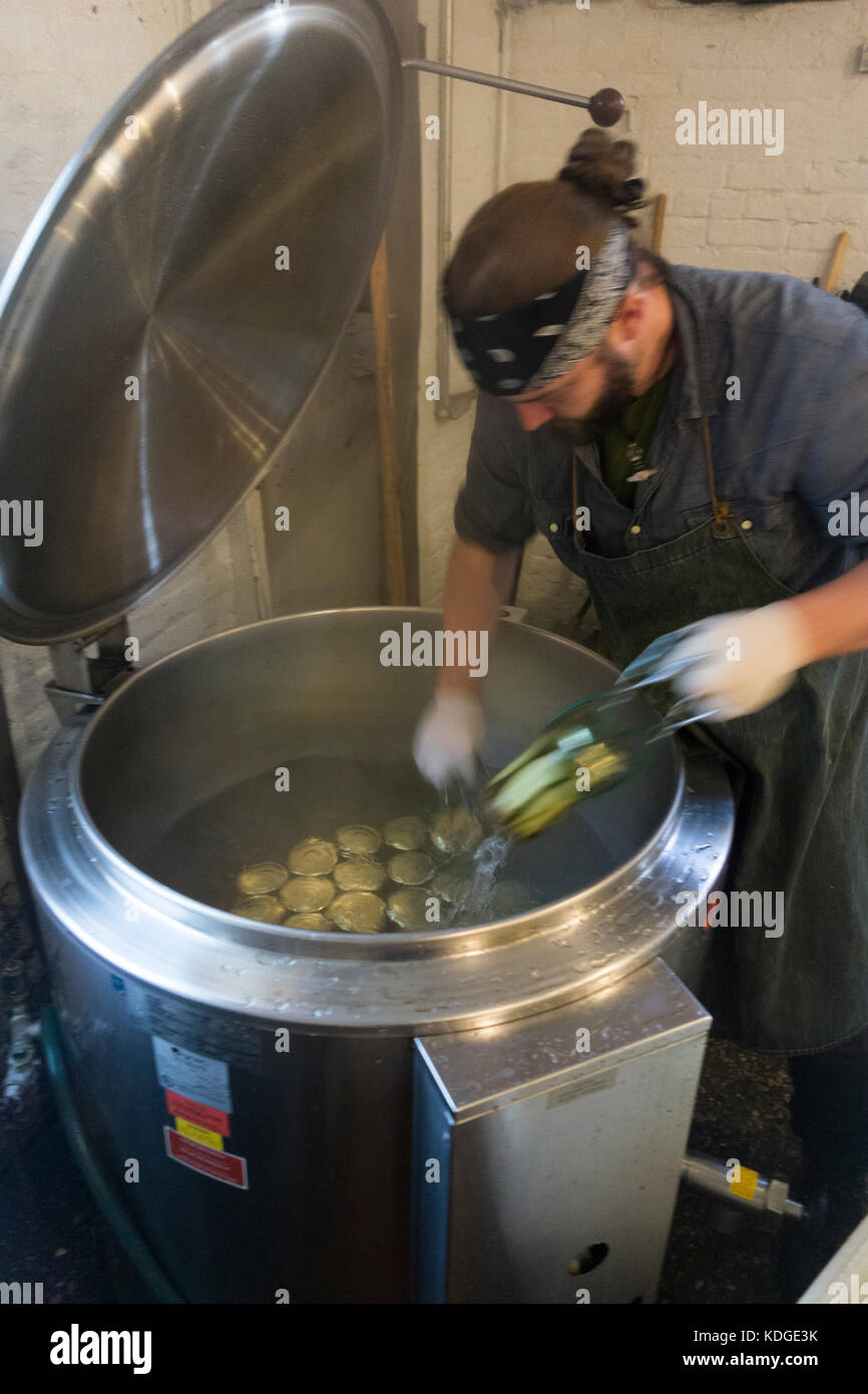 Brooklyn Brine pickles company NYC Stock Photo - Alamy