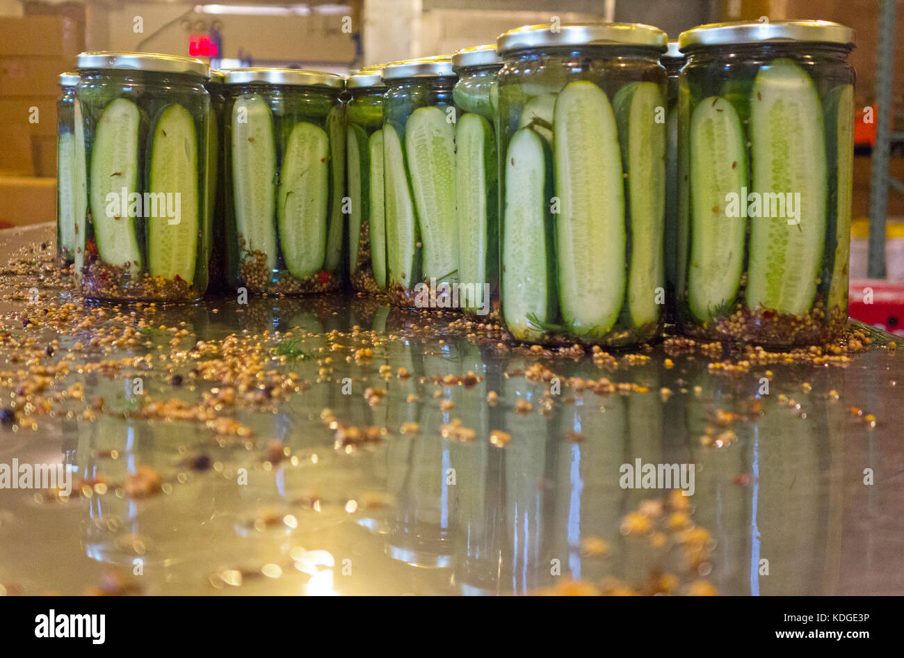 Brooklyn Brine pickles company NYC Stock Photo - Alamy