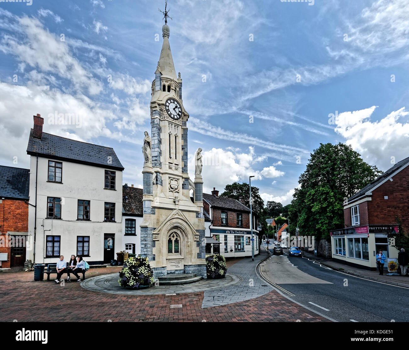 Tiverton town hi-res stock photography and images - Alamy