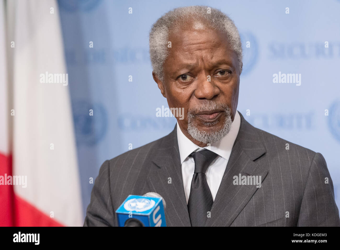 United nations secretary general mr kofi annan hi-res stock photography ...