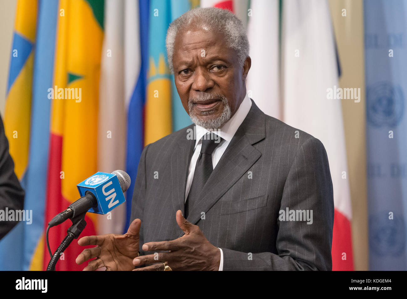 United nations secretary general mr kofi annan hi-res stock photography ...