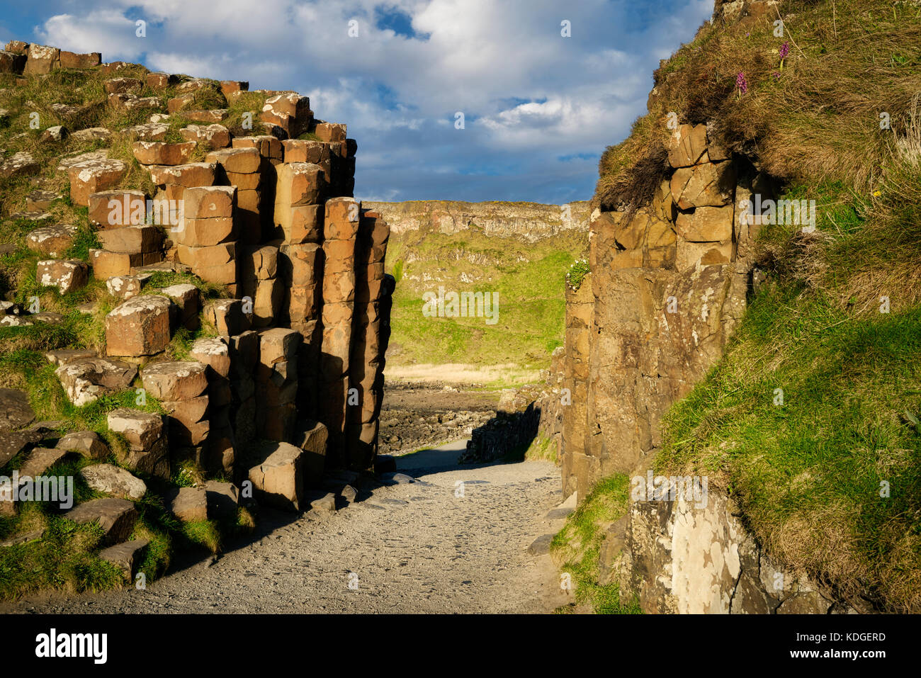Giants Gate. Giants Causway. Northern ireland Stock Photo - Alamy