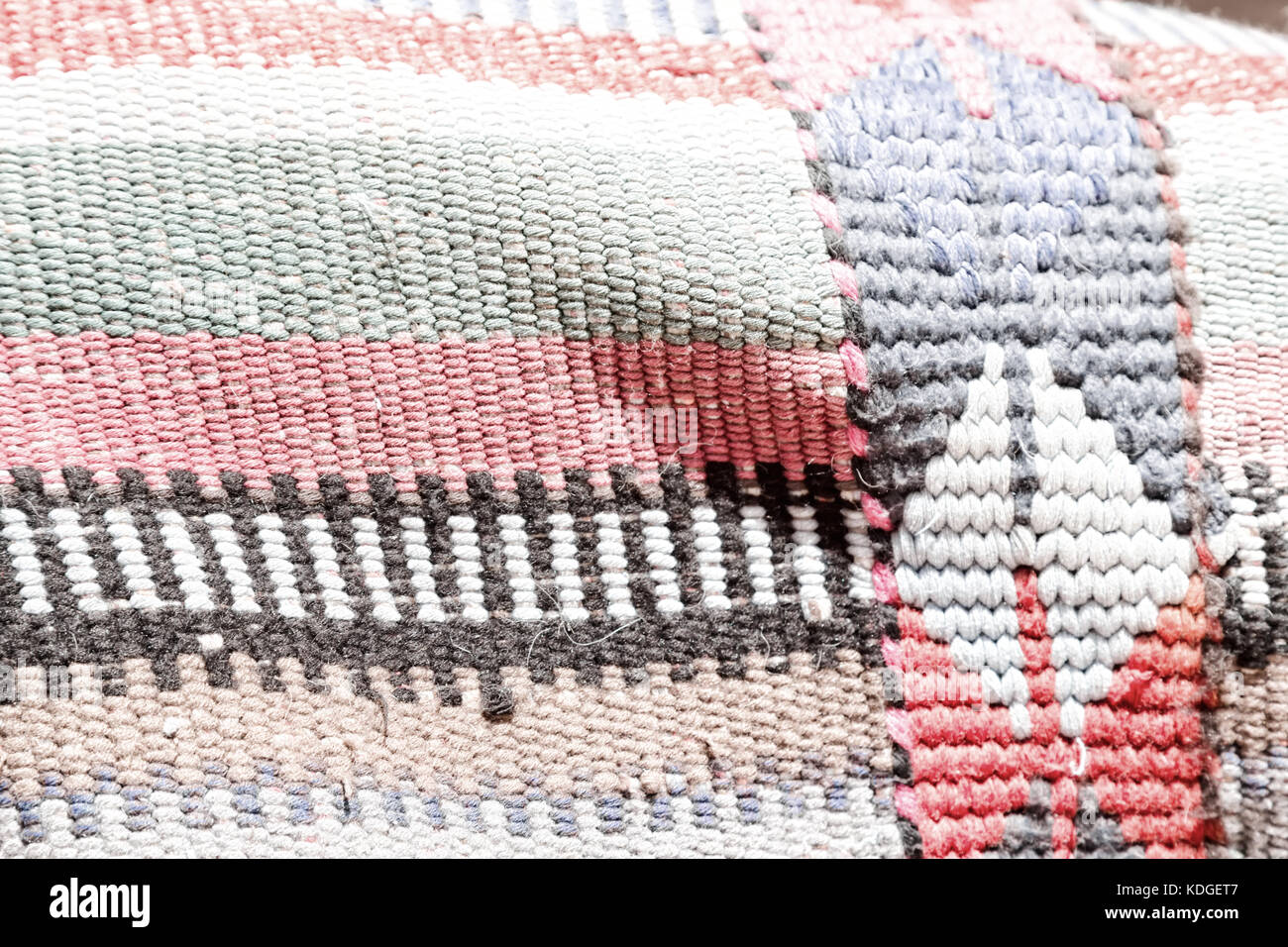 abstract texture of a colorful blanket patchwork like background Stock ...