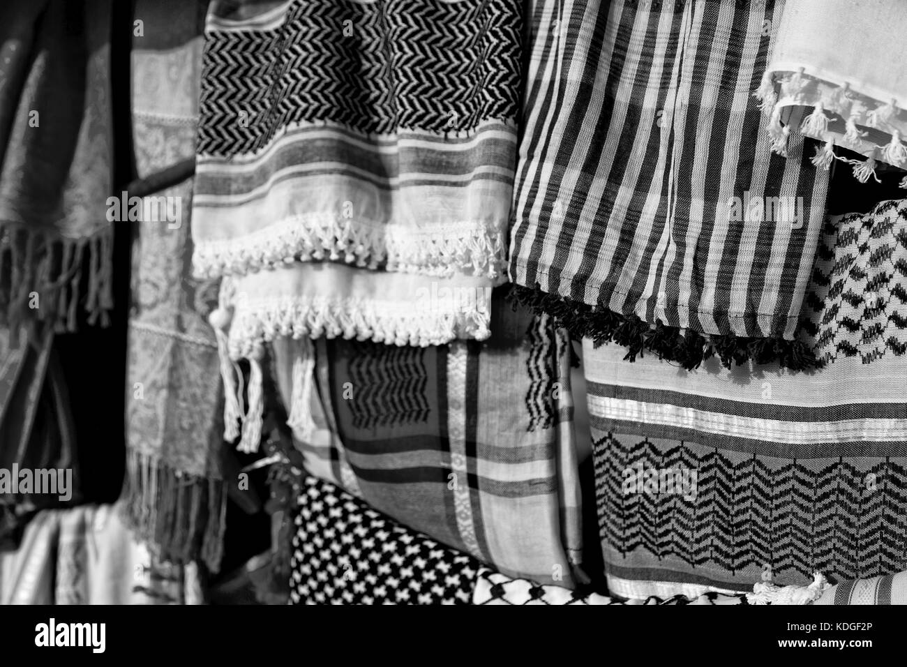 the texture of the cotton traditional symbolic arabian scarf like ...