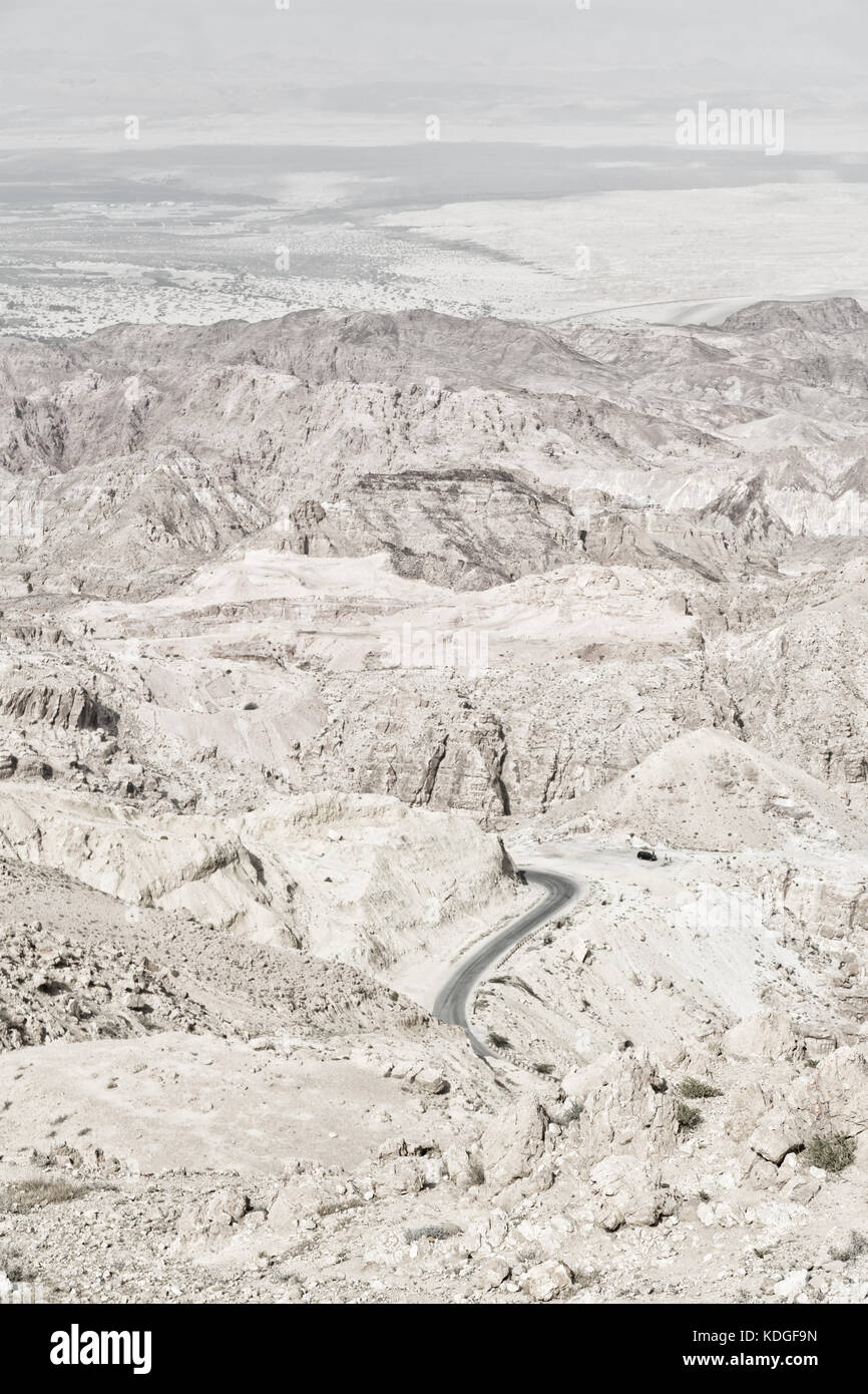 in the mountain of eden jordan the view from the antique castle Stock ...