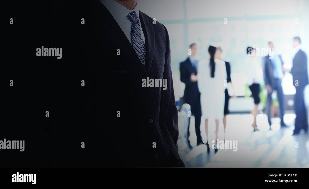 Young attractive business people - the elite business team Stock Photo ...