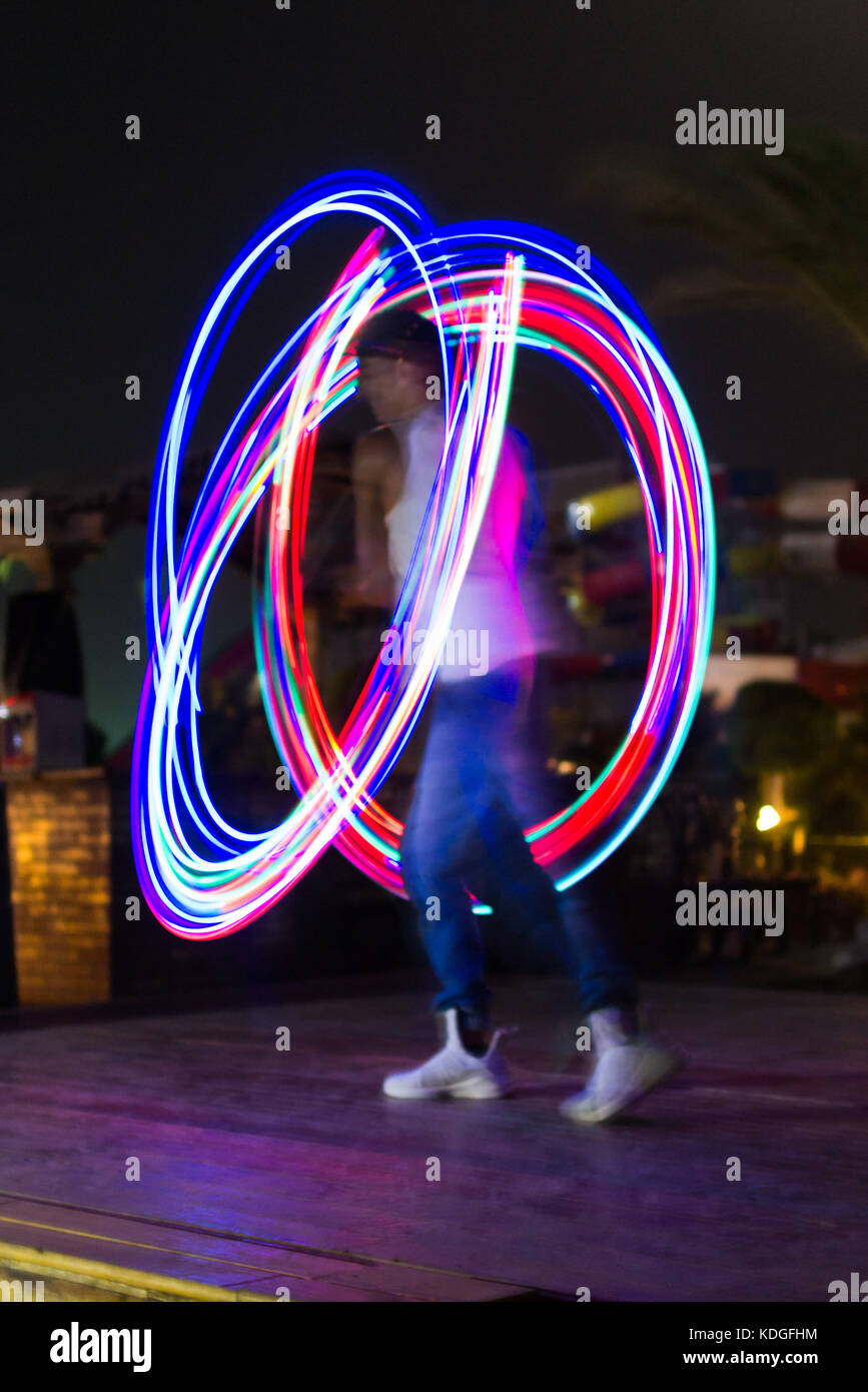 Light night show abstract color lines photo Stock Photo - Alamy