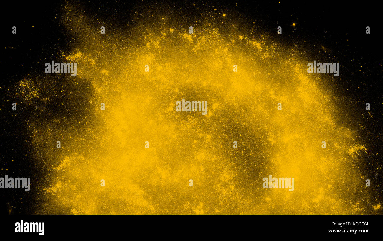 Abstract yellow paint splashes hi-res stock photography and images - Alamy