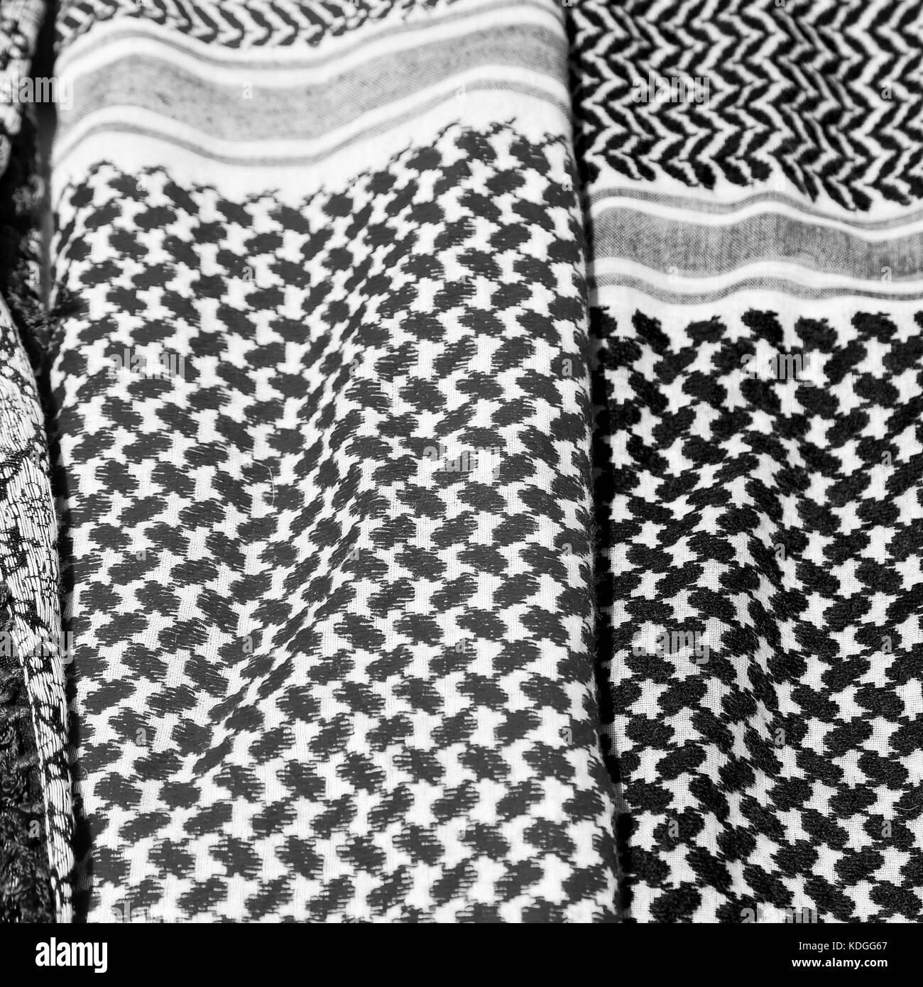 the texture of the cotton traditional symbolic arabian scarf like ...