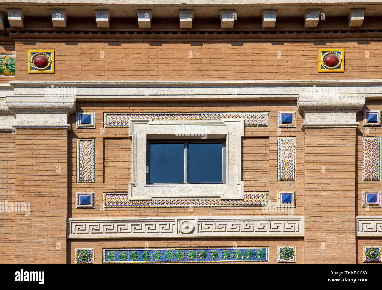 Window on the interior of Vatican Stock Photo - Alamy