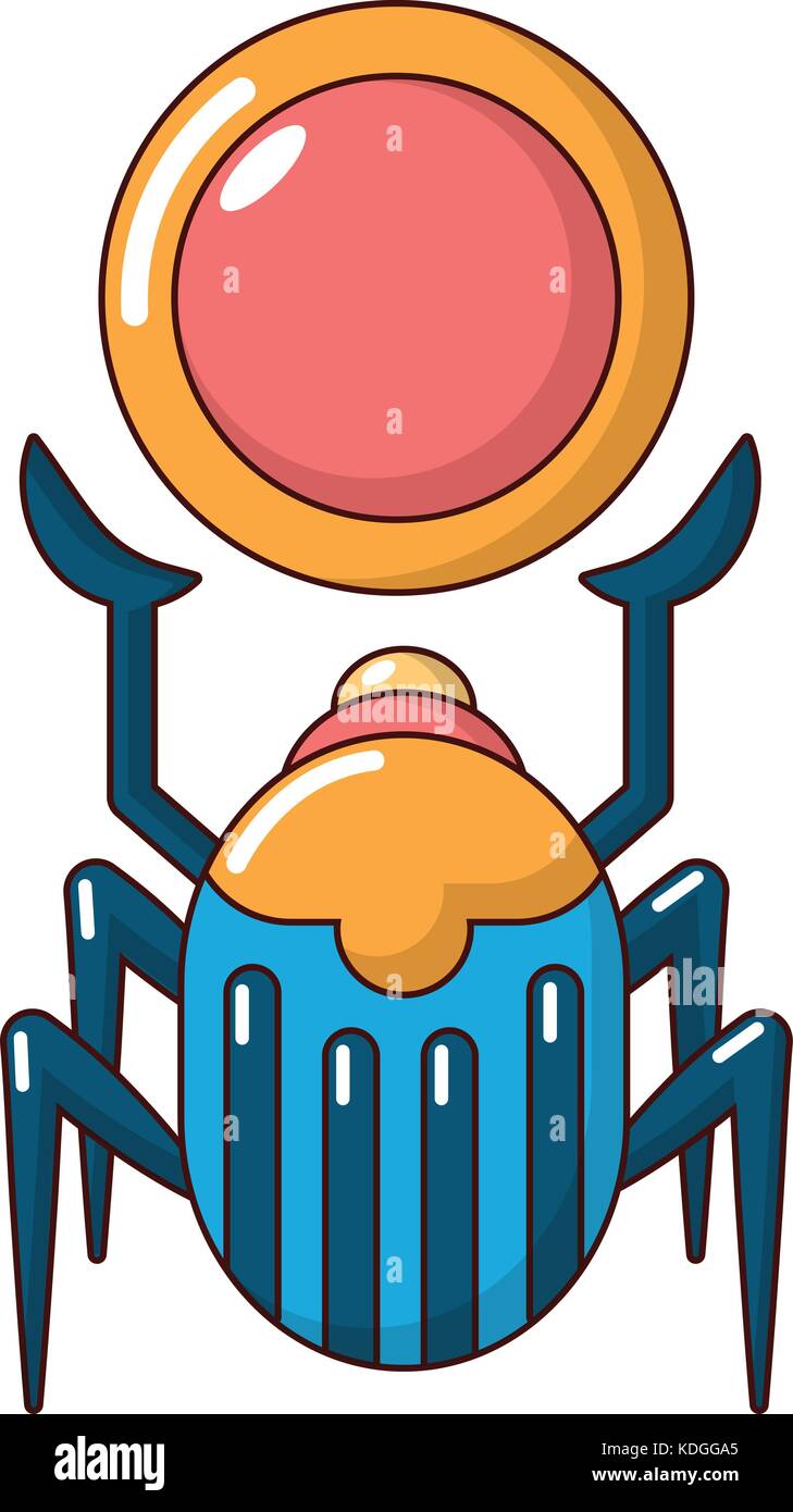 Scarab icon, cartoon style Stock Vector Image & Art - Alamy