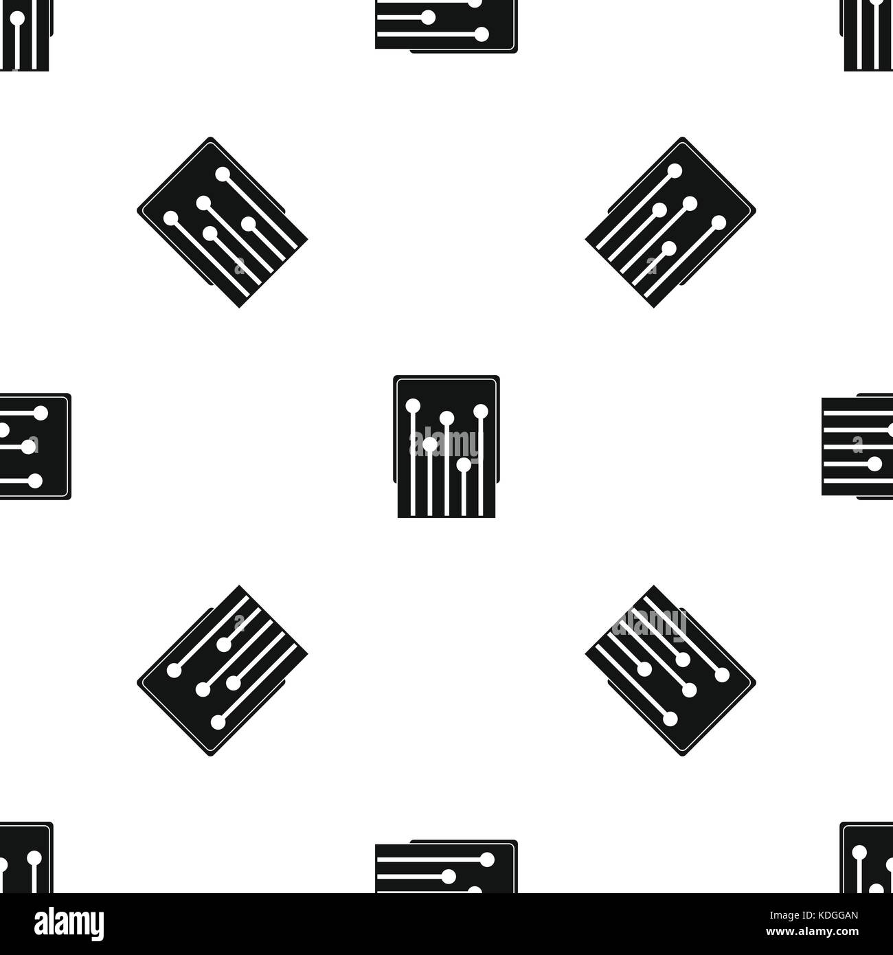 Computer processor pattern seamless black Stock Vector Image & Art - Alamy