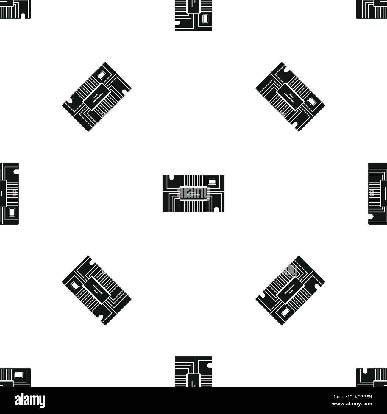 Microchip pattern seamless black Stock Vector Image & Art - Alamy