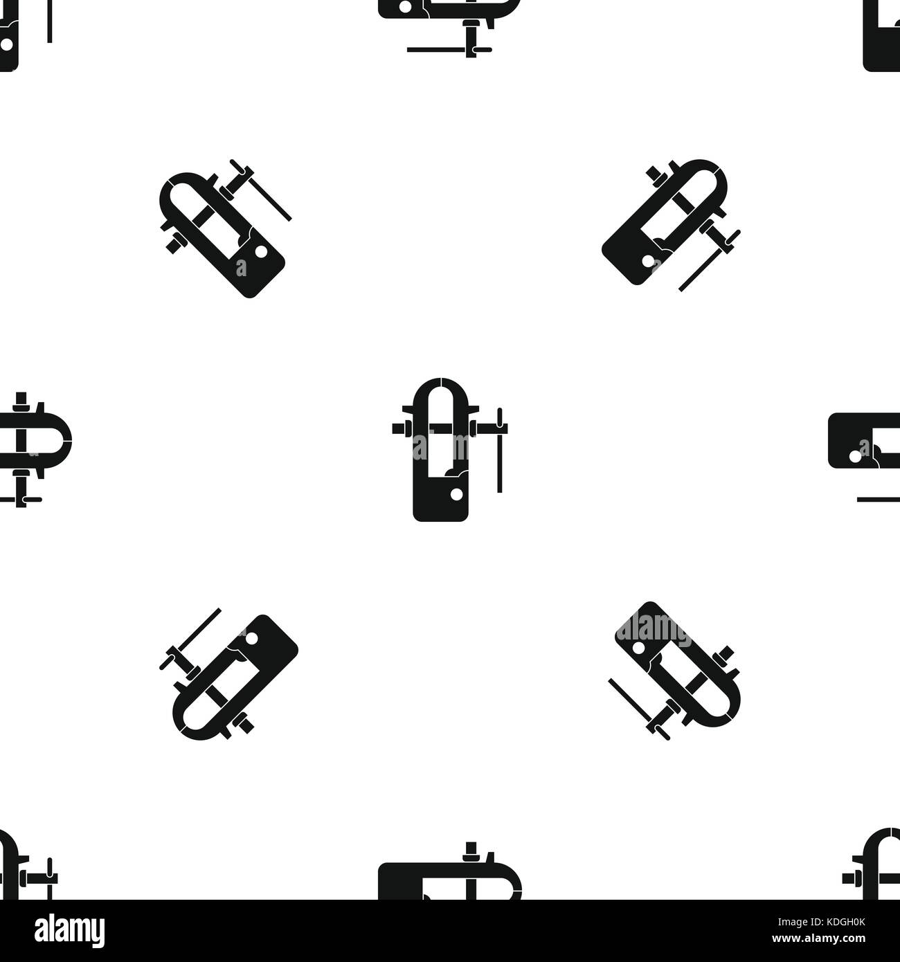 Blacksmiths vice pattern seamless black Stock Vector Image & Art - Alamy