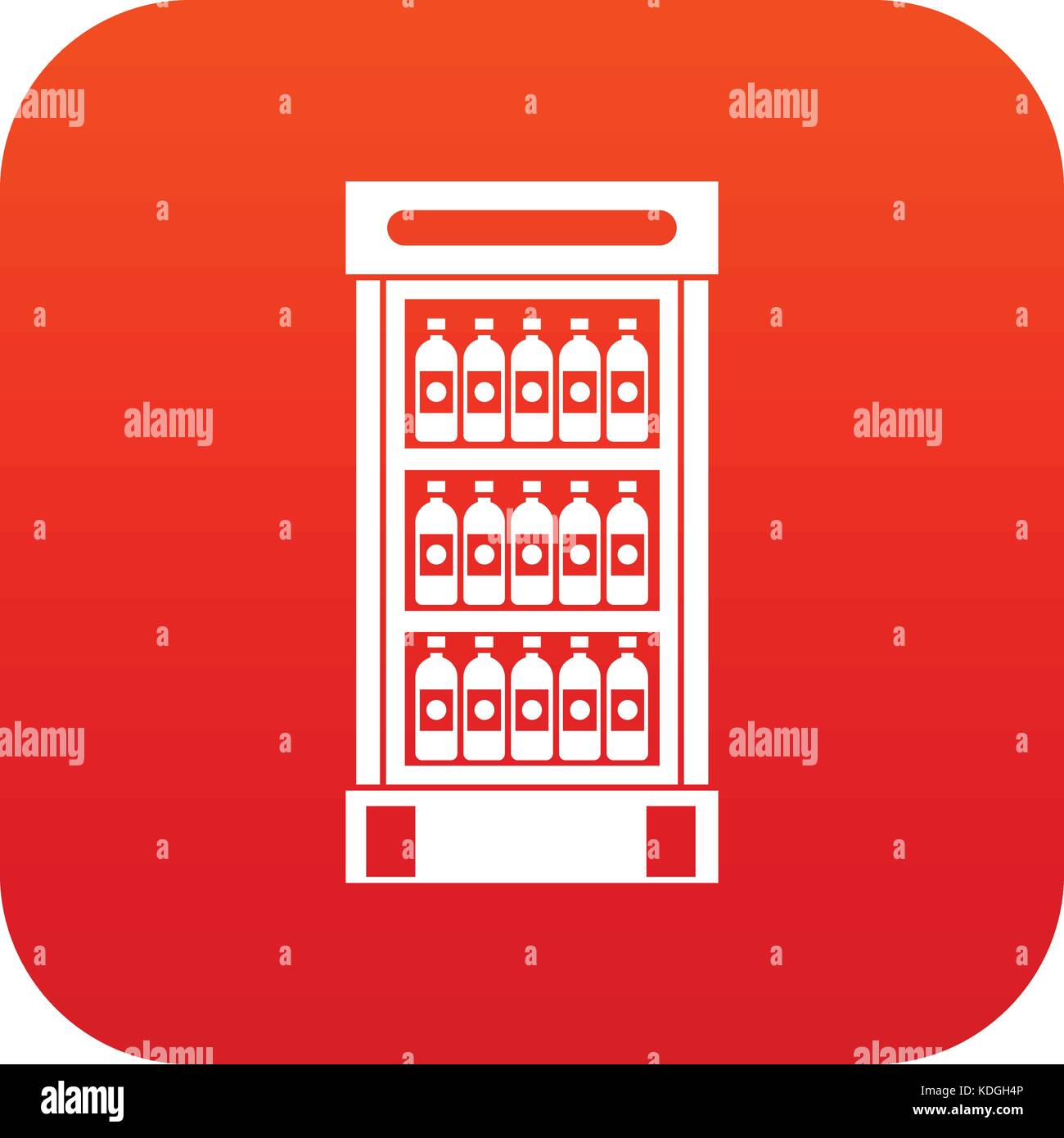 Modern refrigerator digital display Stock Vector Images - Alamy