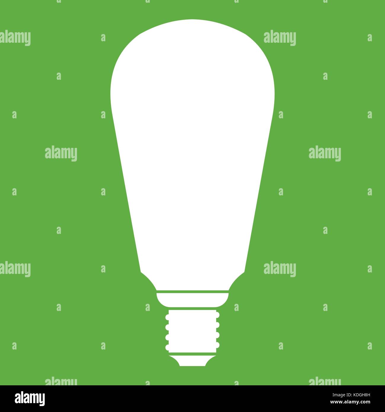 Light bulb icon green Stock Vector Image & Art - Alamy