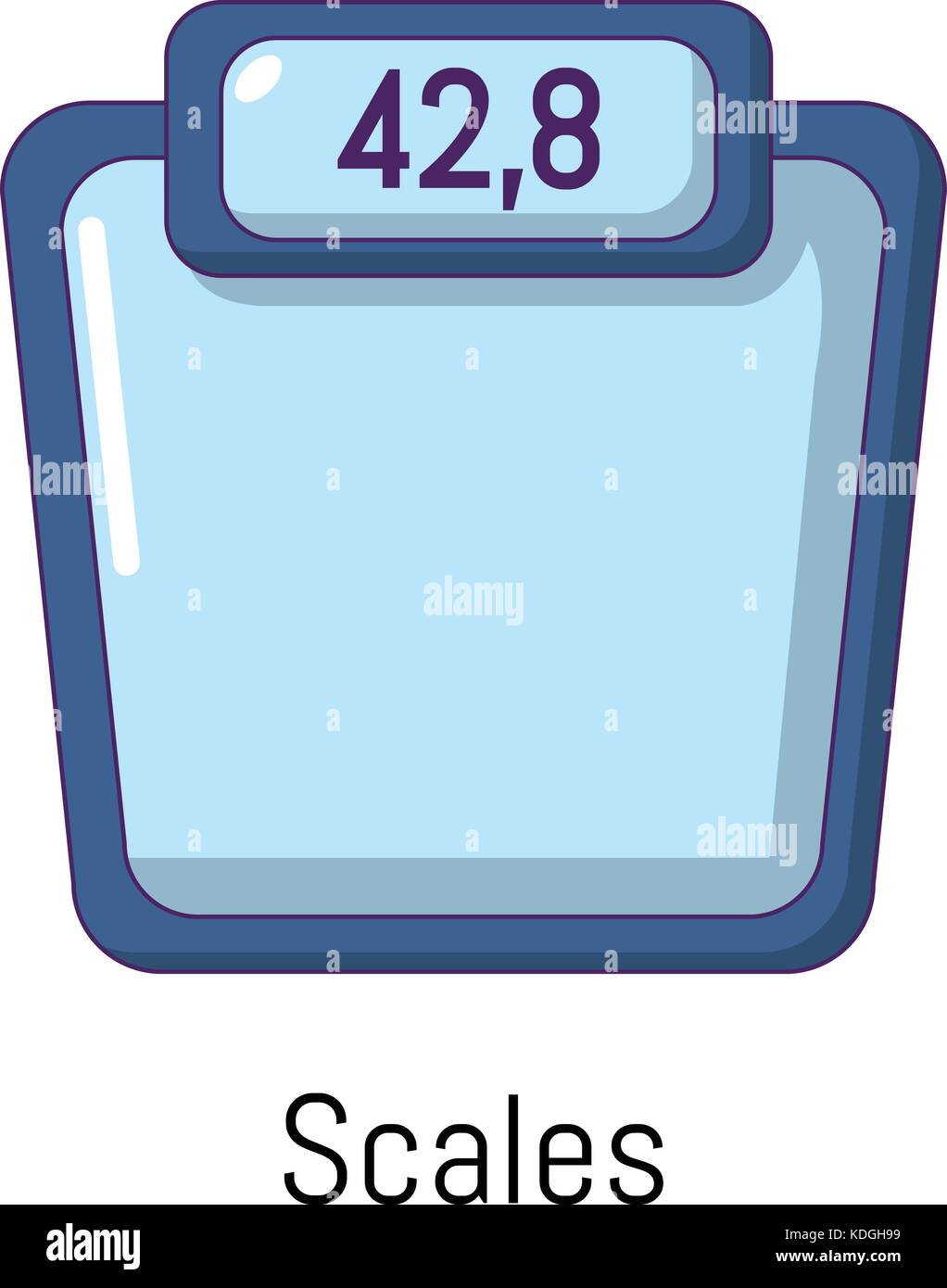 Scales icon, cartoon style Stock Vector Image & Art - Alamy
